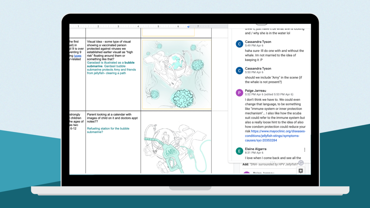Illustrating a course on HPV - Lifeology