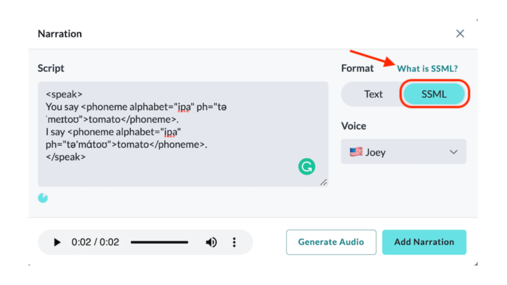 Adding Narration to your Card - Lifeology