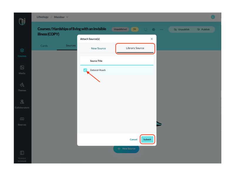 Adding Sources - Lifeology