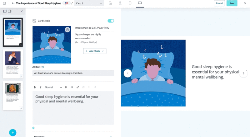 Single Course Card Layout - Lifeology
