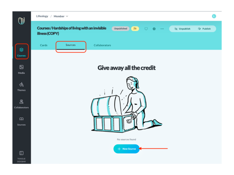 Adding Sources - Lifeology